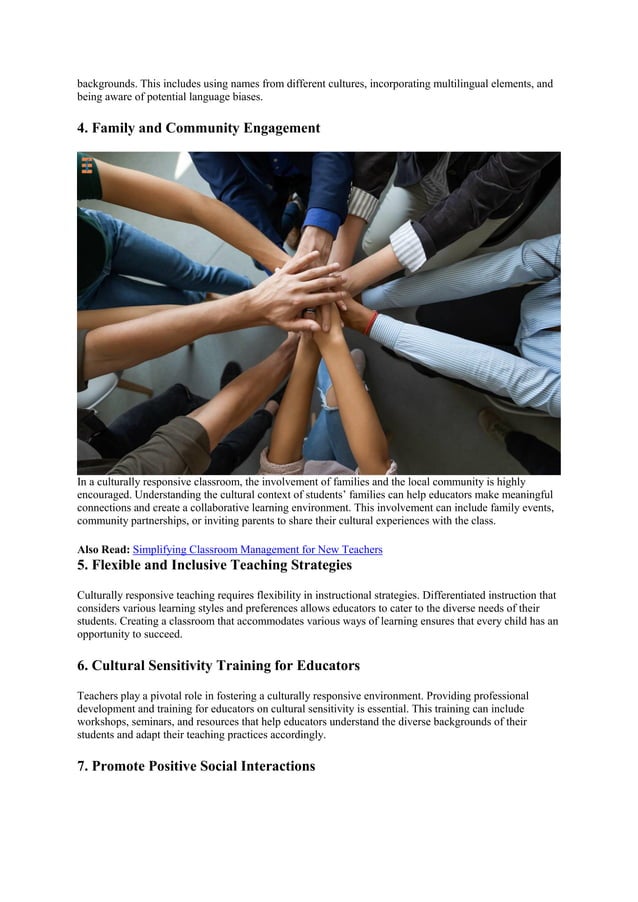 8 Effective Culturally Responsive Teaching Strategies | Future ...