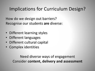 Inclusivity curriculum design | PPTX