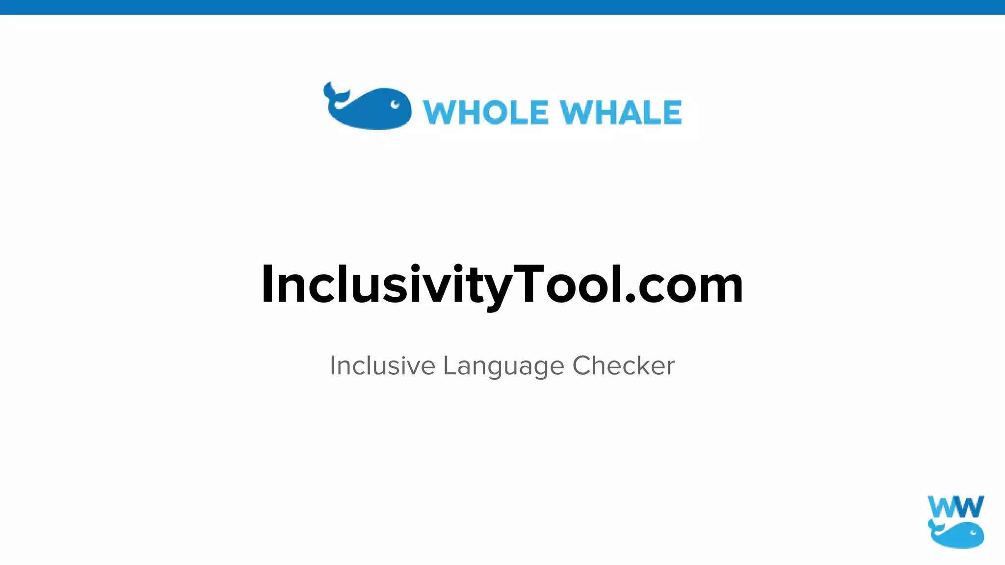 Inclusivity Tool Summary | PPT