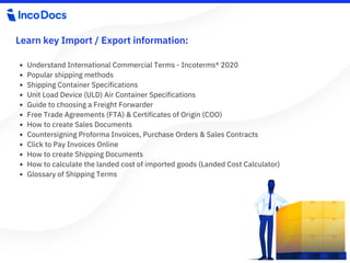 Inco docs trade-guide-2020-j | PPT