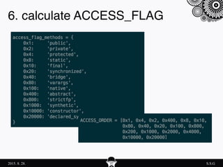 Inc0gnito 2015 Android DEX Analysis Technique | PPT