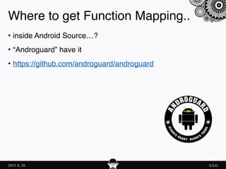 Inc0gnito 2015 Android DEX Analysis Technique | PPT