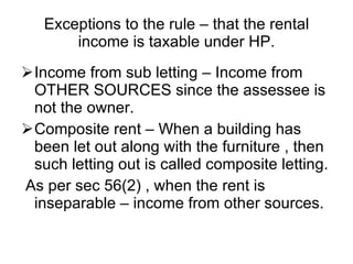INCOME FROM HOUSE PROPERTY | PPT