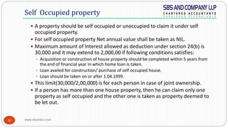 INCOME FROM HOUSE PROPERTY | PDF