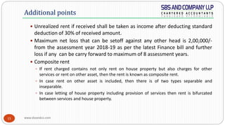 INCOME FROM HOUSE PROPERTY | PDF | Real Estate Renting and Leasing ...