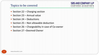 INCOME FROM HOUSE PROPERTY | PDF