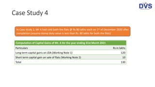 Income Tax Implications on Joint Development Agreements and FDI in Real Estate Sector | PDF