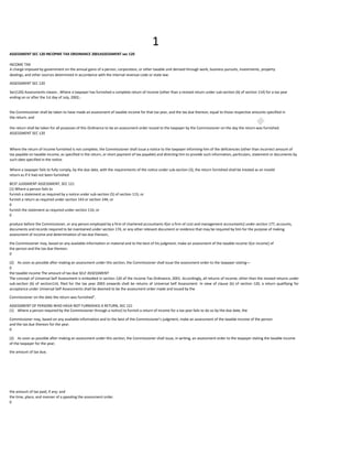 Income tax-notes PUNJAB UNIVERSITY LAW COLLEGE | PDF