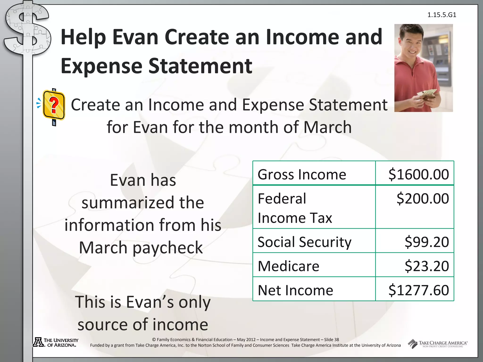 Income and Expense Statement Presentation | PPT