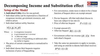 Income and substitution effects of estate taxation | PPT