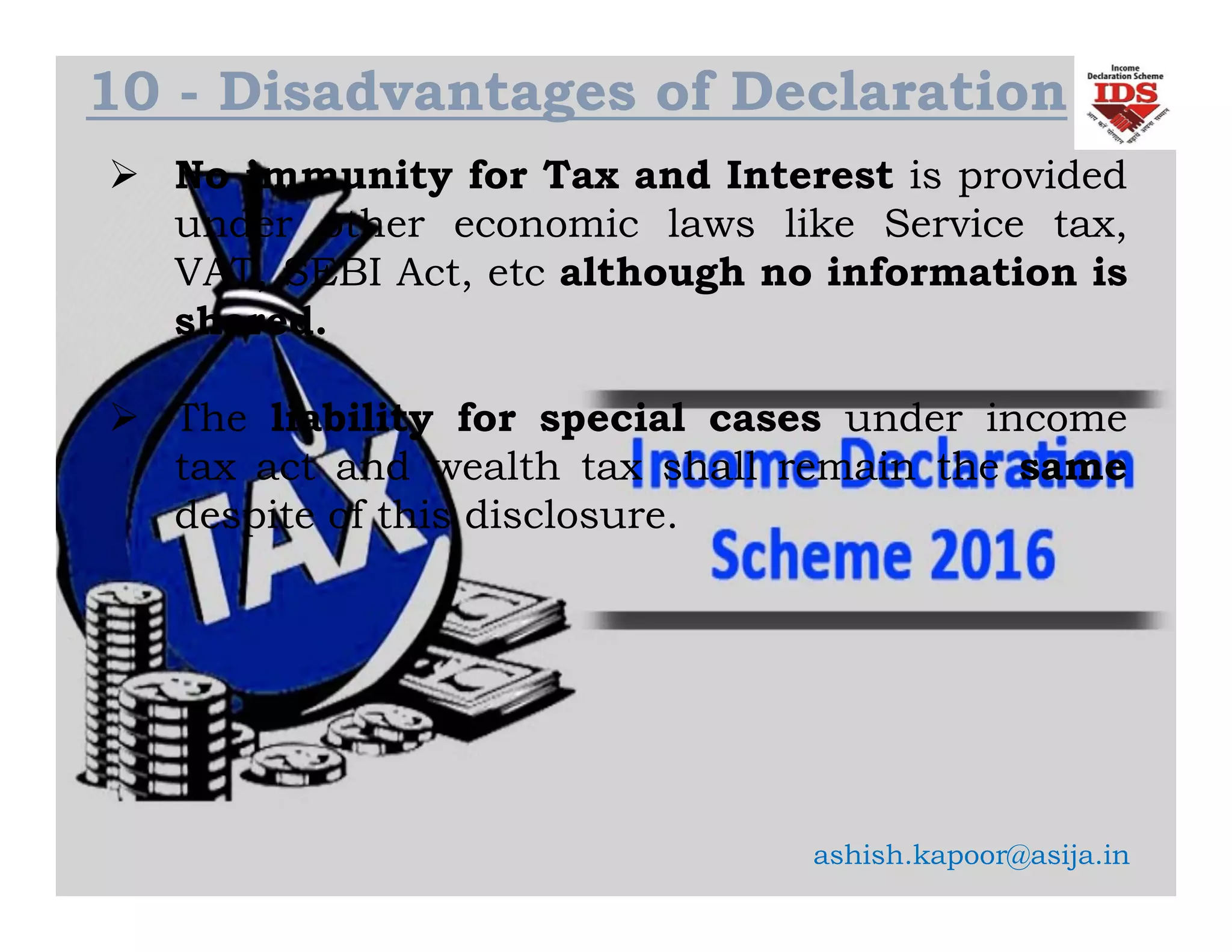 Income declaration scheme | PPT