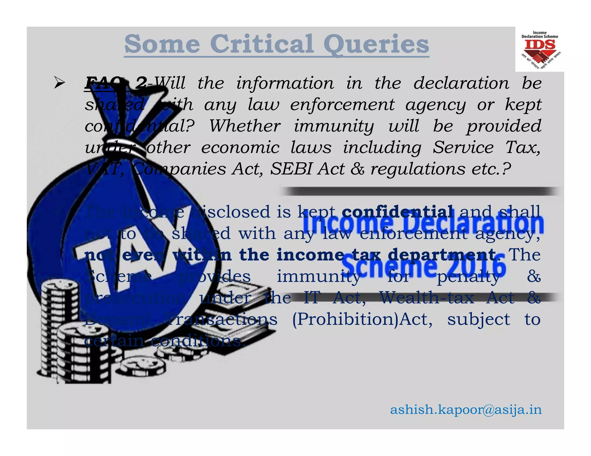Income declaration scheme | PPT