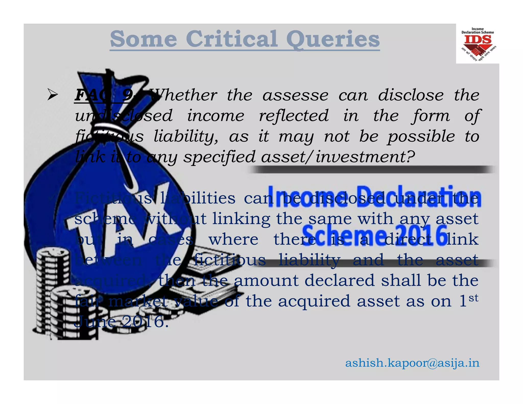 Income declaration scheme | PPT