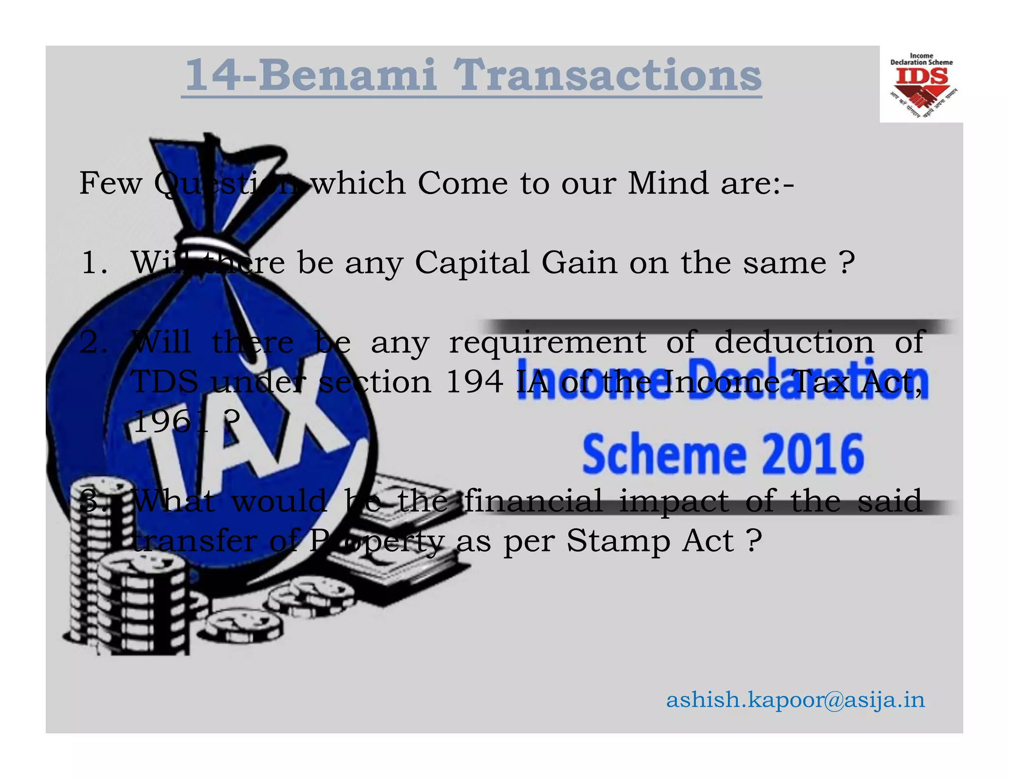 Income declaration scheme | PPT