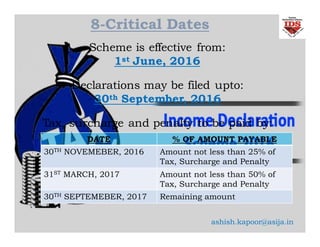 Income declaration scheme | PDF