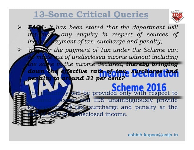 Income declaration scheme | PPT