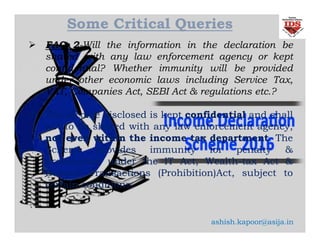 Income declaration scheme | PDF