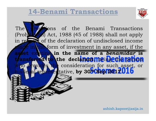 Income declaration scheme | PPT