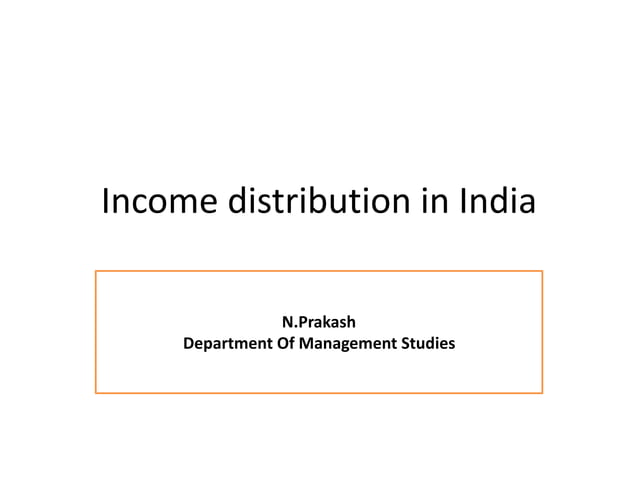 Income distribution in India.pdf