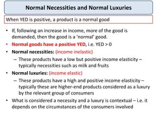 Income elasticity demand | PPTX