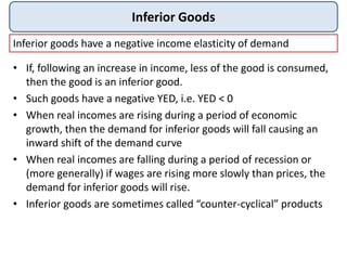 Income elasticity demand | PPTX