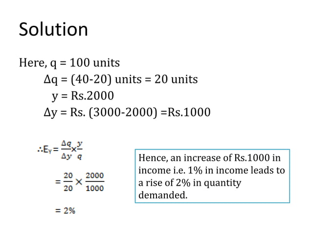 Income elasticity of demand | PPTX | Commodities | Economy