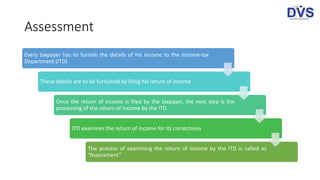 Income escaping and best judgment assessment | PPTX
