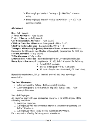 Income Exempted from Tax | DOCX