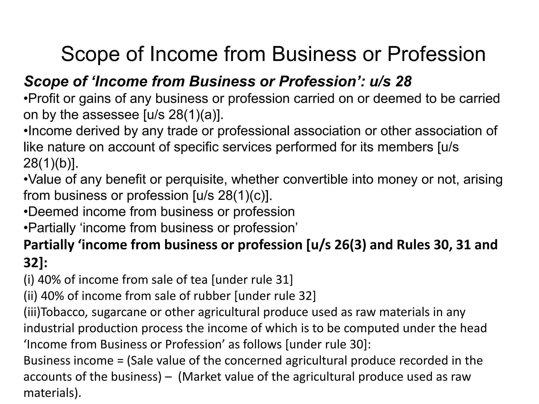 Income from business & profession U.ppt