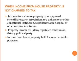Income from house property | PPTX