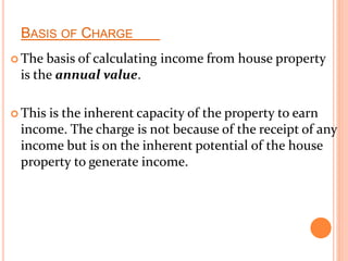 Income from house property | PPTX
