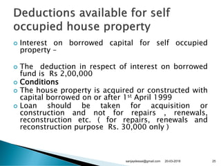 Income from house property | PPT