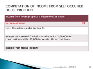 Income from house property | PPT
