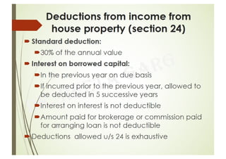 Income from house property | PDF