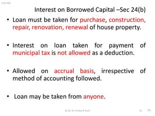 Income from house property | PDF