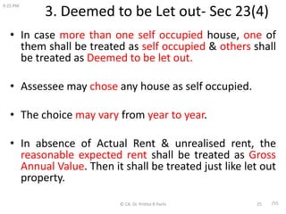 Income from house property | PDF