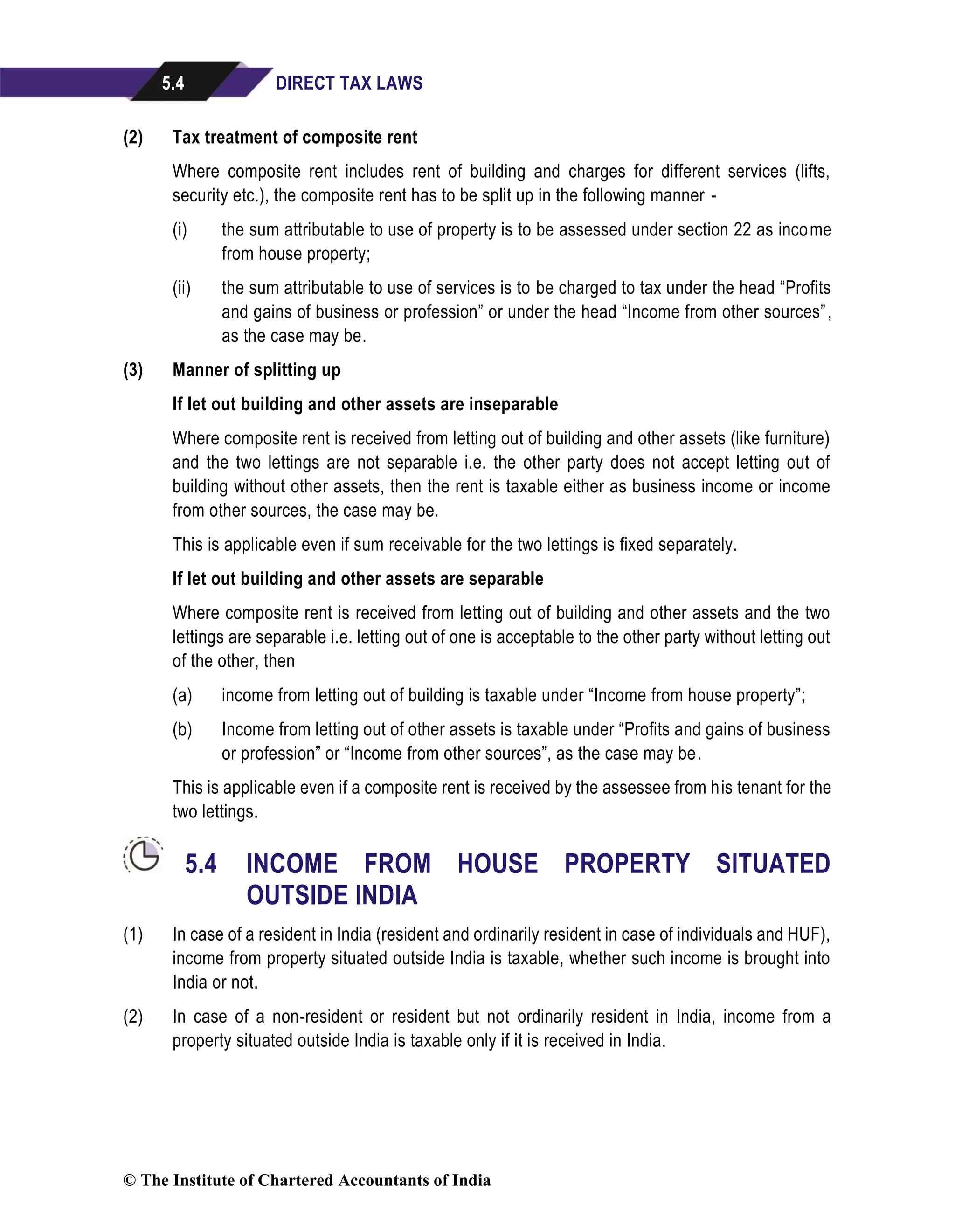 income from house property full pdf for study | PDF