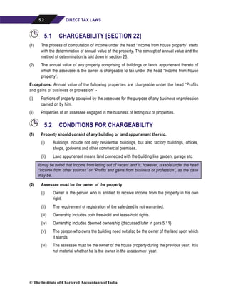 income from house property full pdf for study | PDF