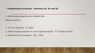 income from house propertytax law 1961.pptx