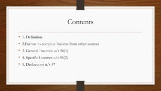 Income from other sources | PPTX