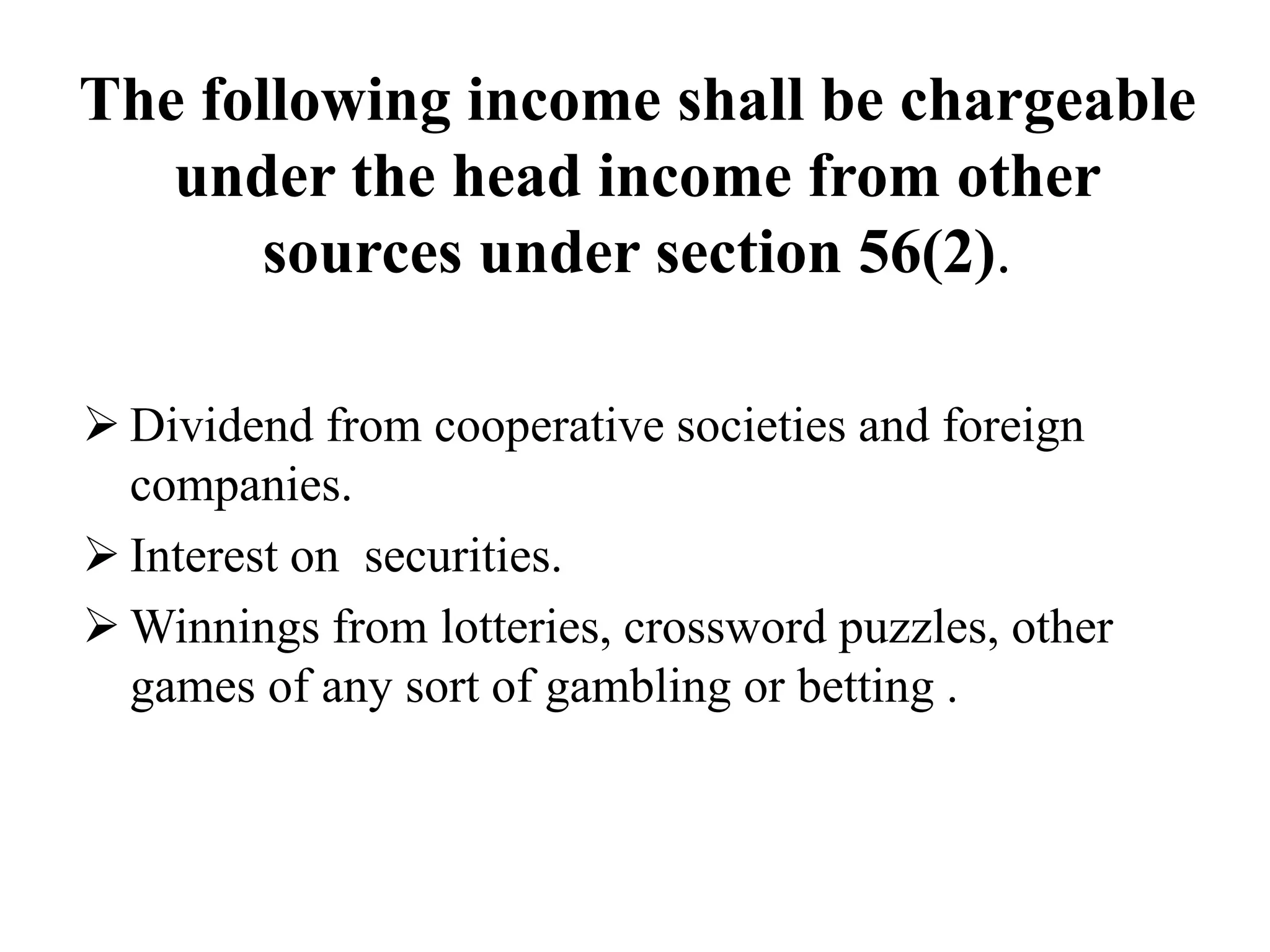 Income from other sources | PDF