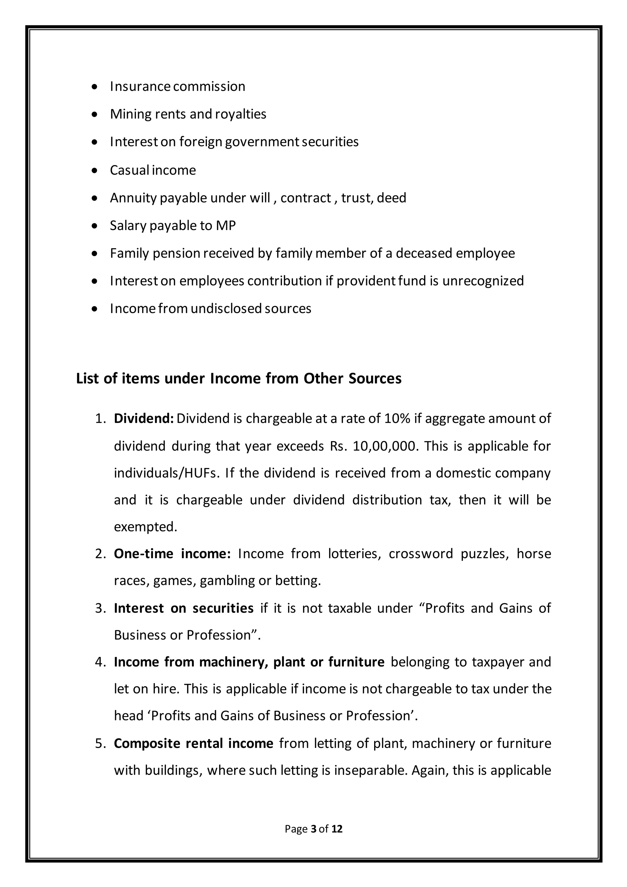 Income from other sources | DOCX