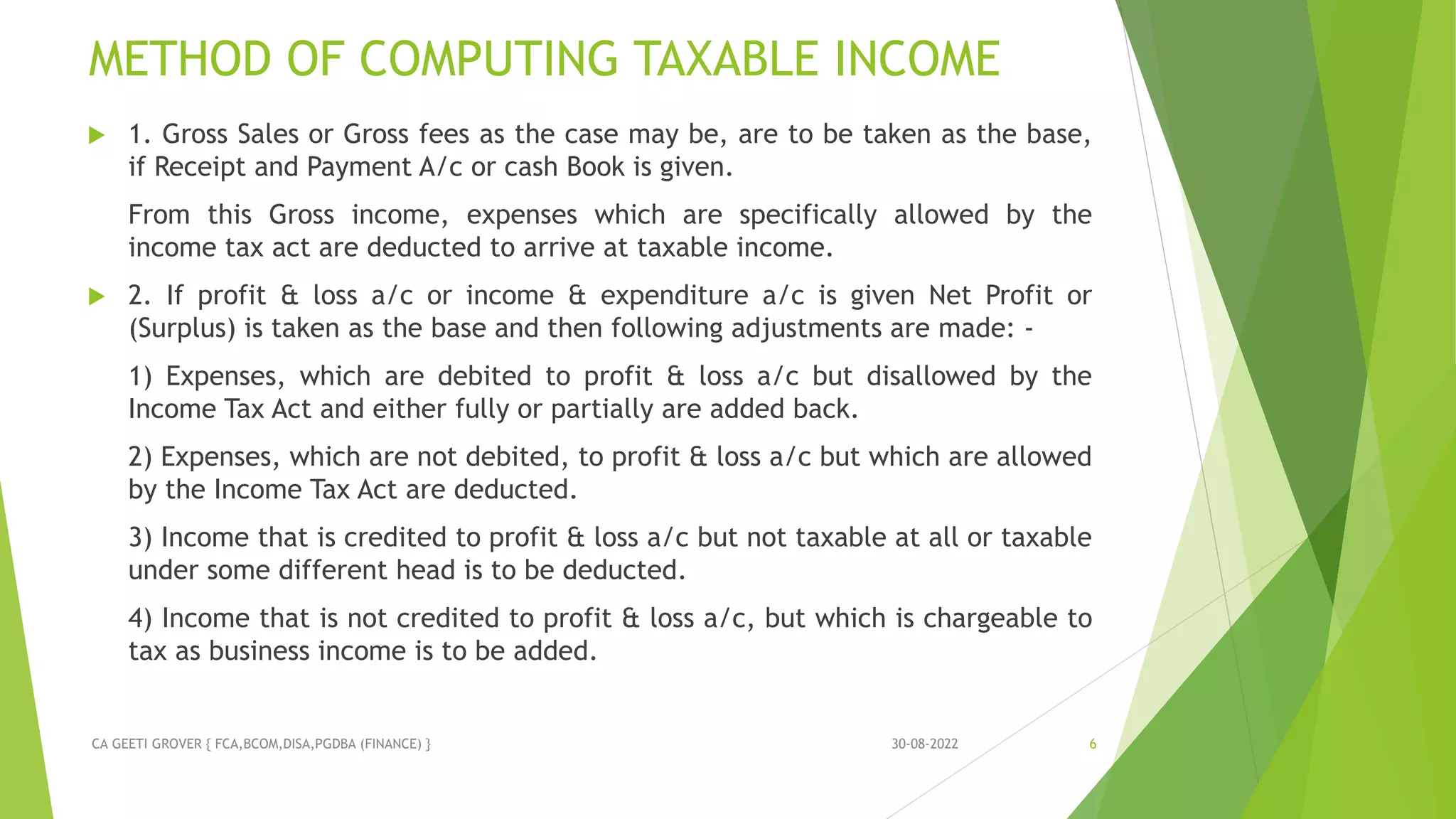 income from pgbp 3 m.pptx