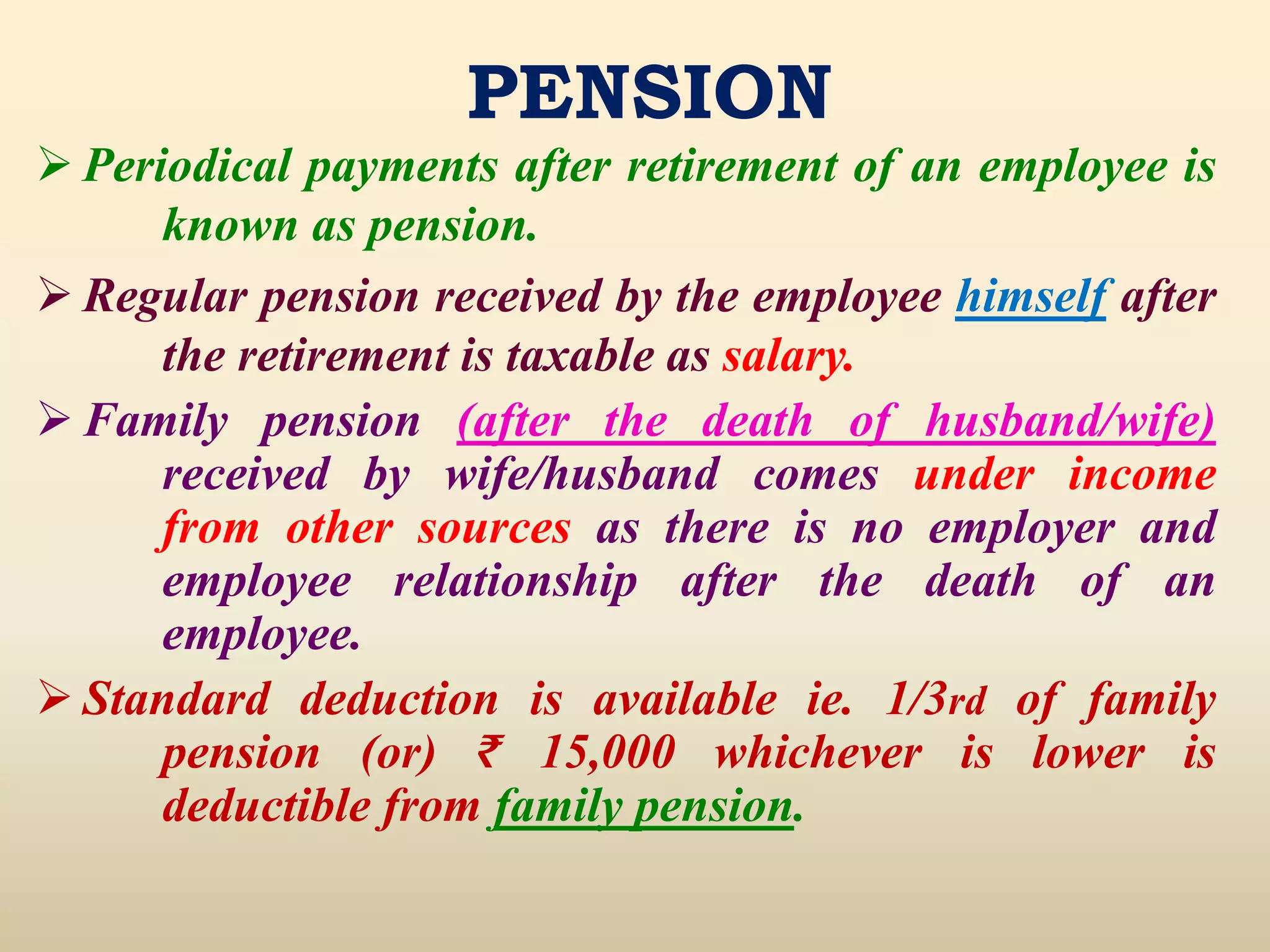 Income from salary | PPTX