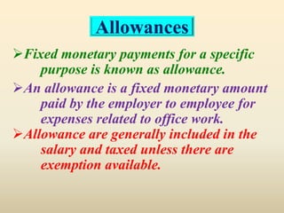 Income from salary | PPTX