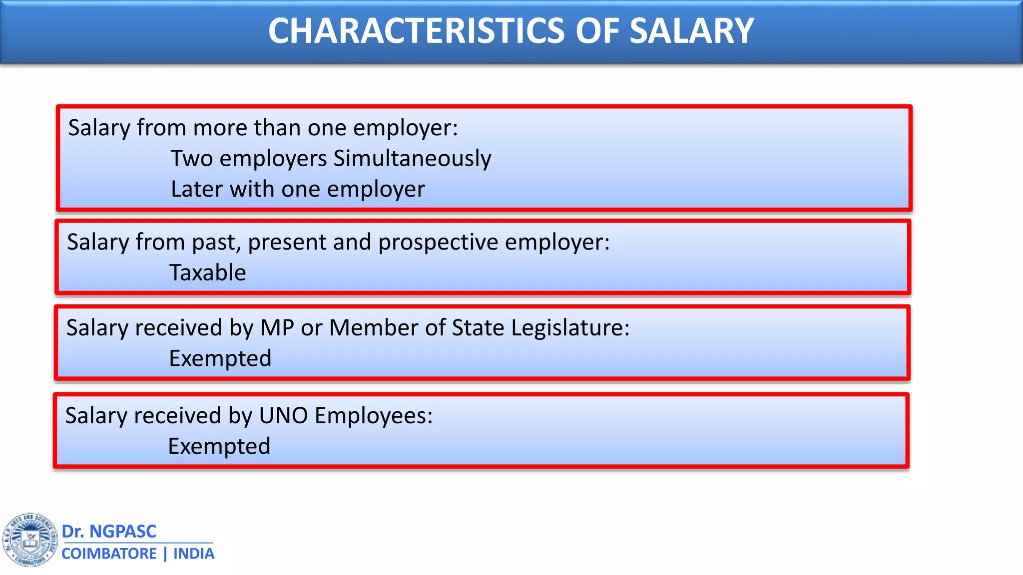 Income from salary | PPT