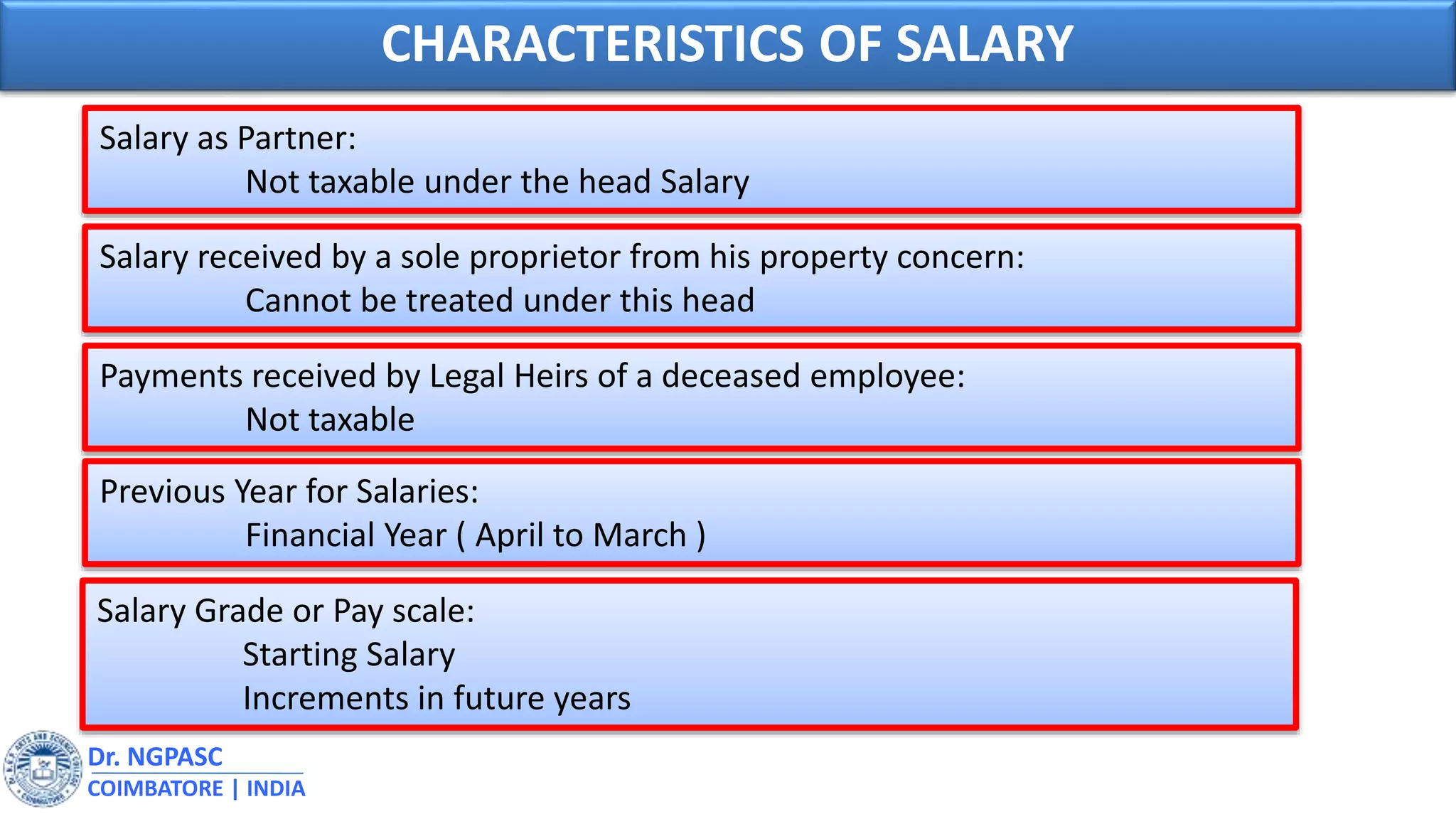 Income from salary | PPT
