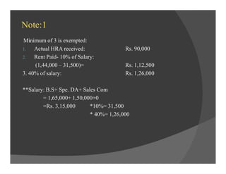 Income from salary part 1 | PDF