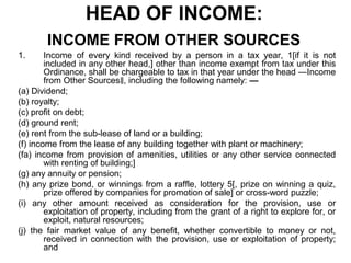 Income from sources other than salary | PPT