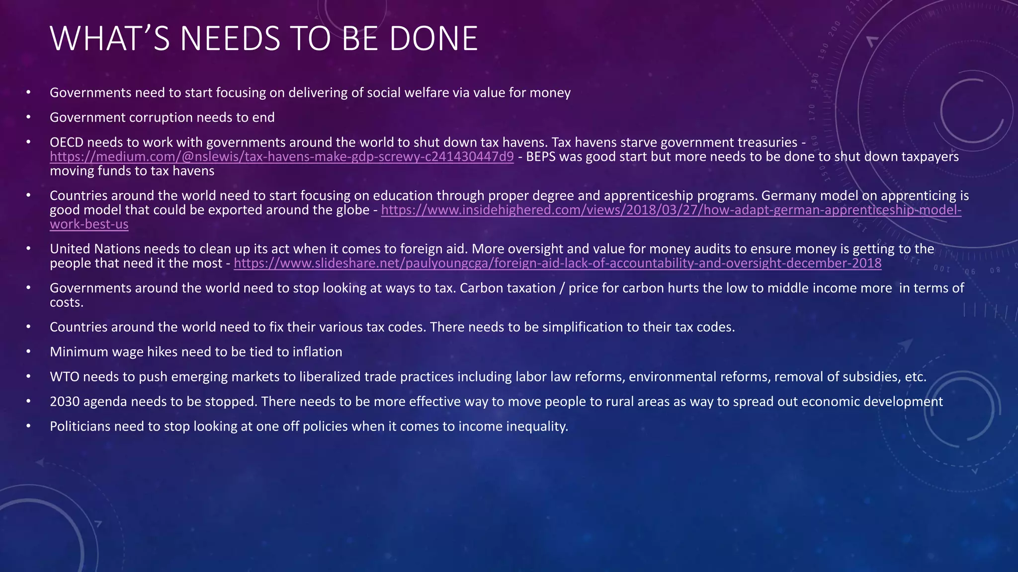 World Income Inequality: How to Fix it | PPTX